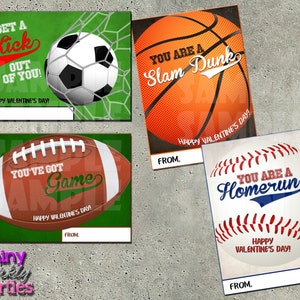 SPORTS VALENTINE CARDS, Baseball Valentines, Soccer Valentine Cards ...