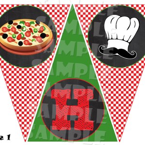 PIZZA PARTY, Pizza Making Party, Printable Party Invites, Little Chef ...