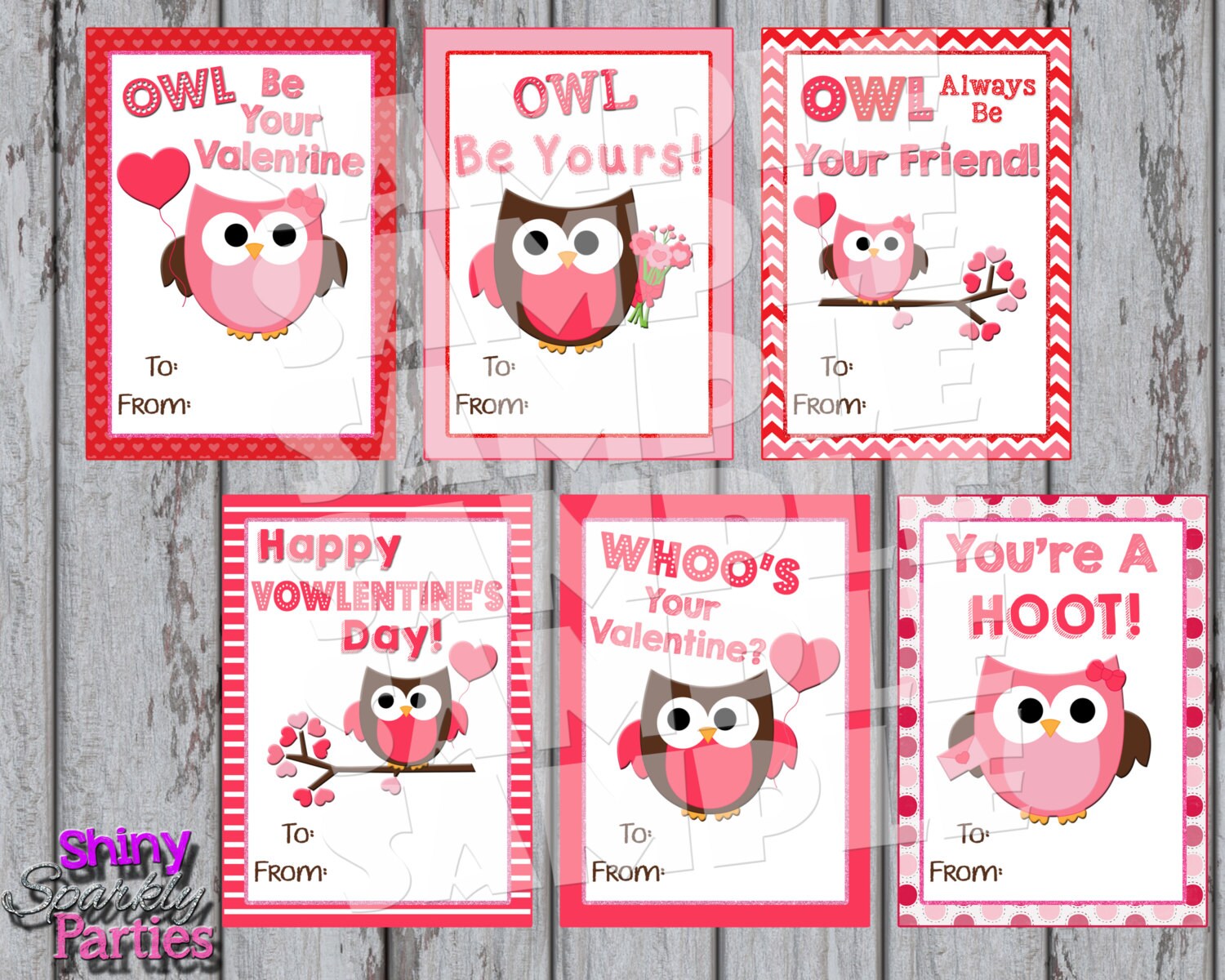 Homemade Owl Valentines Day Cards