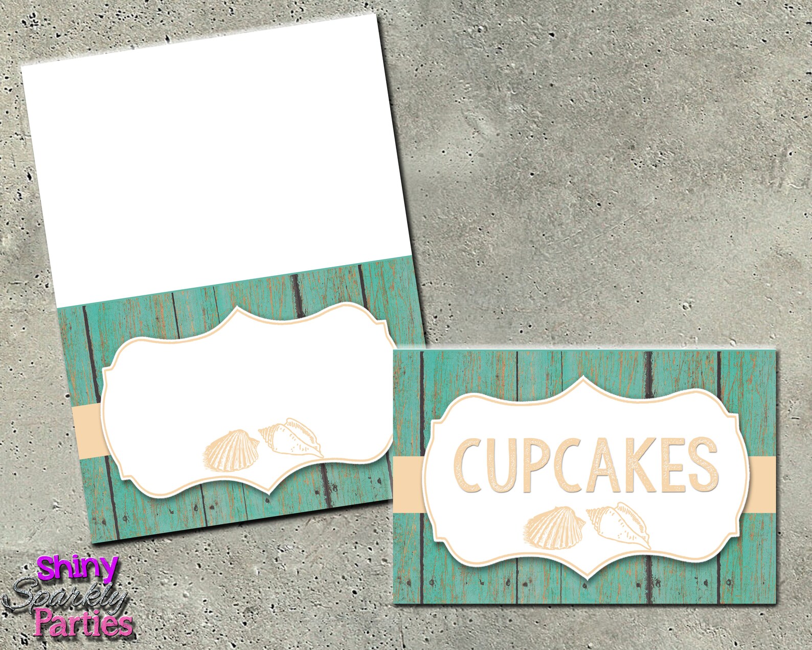 BEACH FOOD LABELS Beach Food Tents Buffet Labels Bridal - Etsy