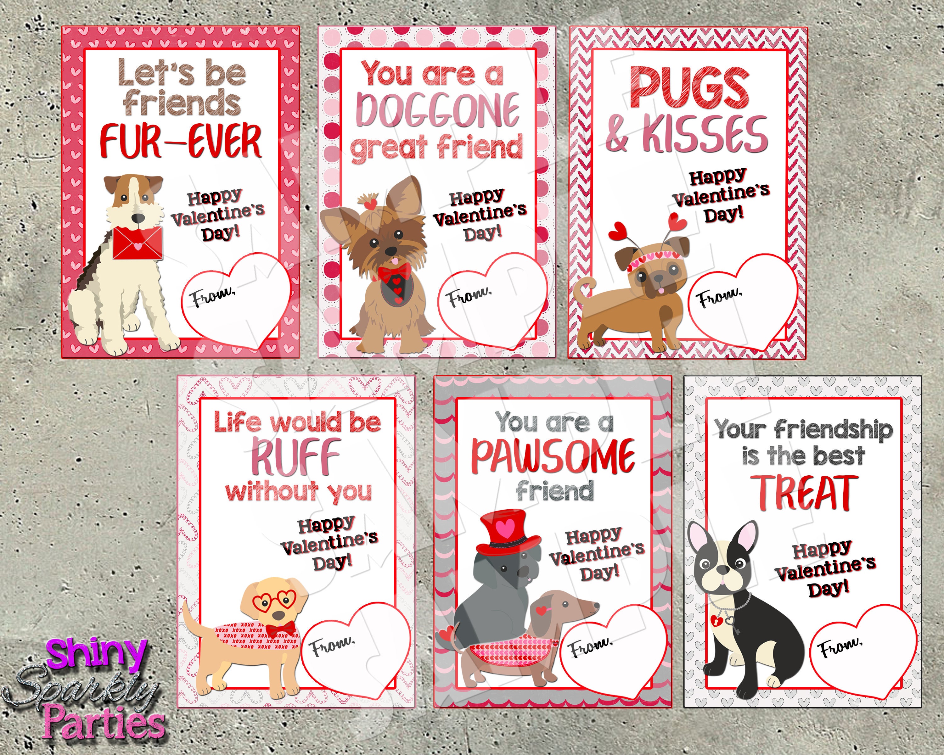 Dog Valentine Card