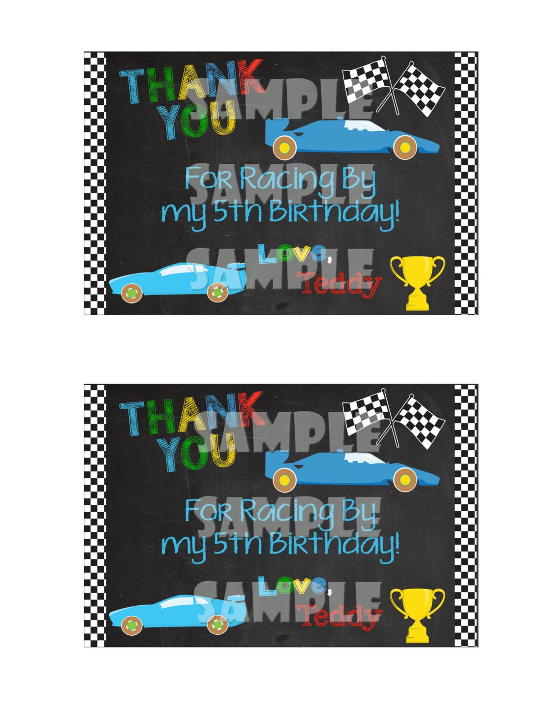 RACE CAR BIRTHDAY Party Package Racing Party Decorations - Etsy