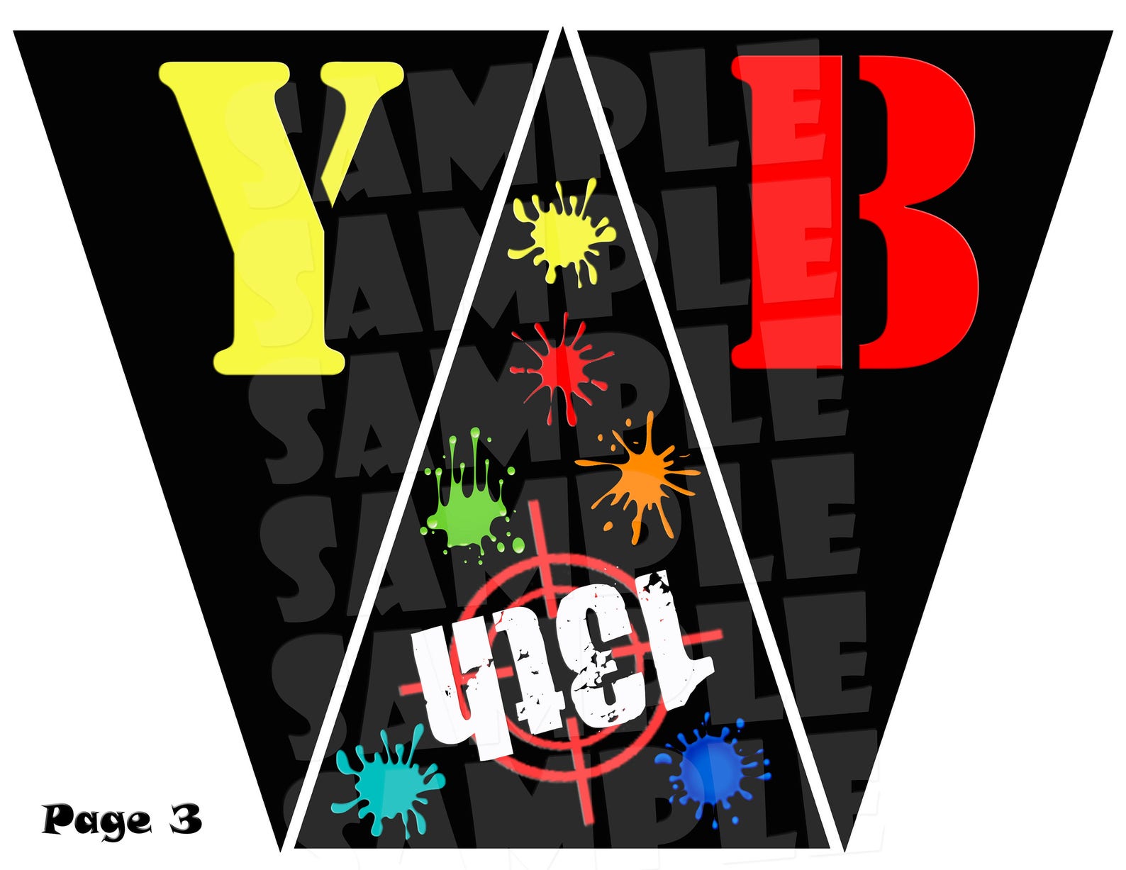 PAINTBALL PARTY BANNER Printable, Paintball Birthday Party Decor, Boy's ...