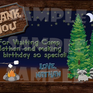 CAMPING PARTY DECORATIONS, Camping Birthday Package, Camp in Party ...