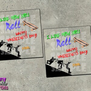 SKATEBOARDING VALENTINES, Valentines for Boys, Classroom, School ...