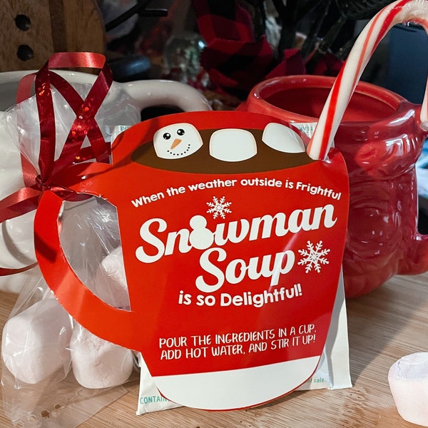 Snowman Soup - Etsy