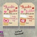THANKS a LATTE VALENTINE Tags, Coffee Valentine's Day Tags, Latte ...
