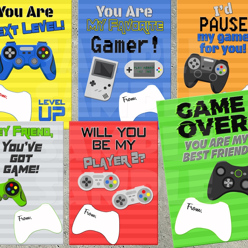 Video Game Card - Etsy