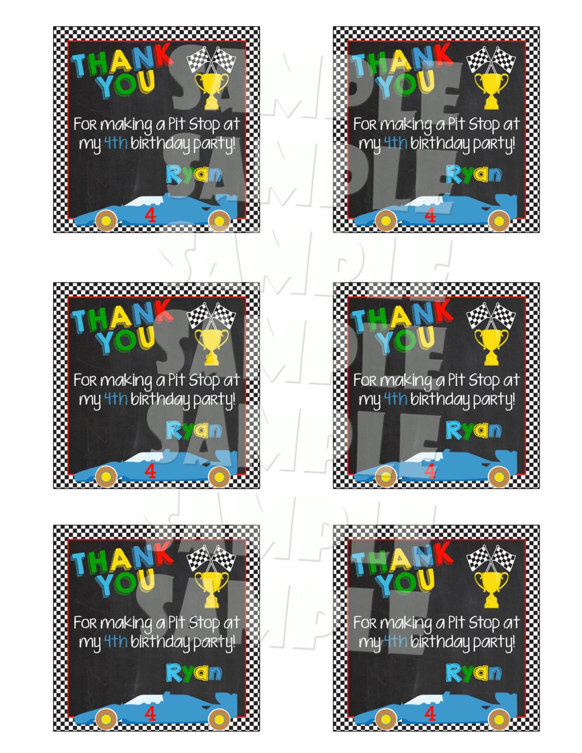 RACE CAR BIRTHDAY Party Package Racing Party Decorations - Etsy