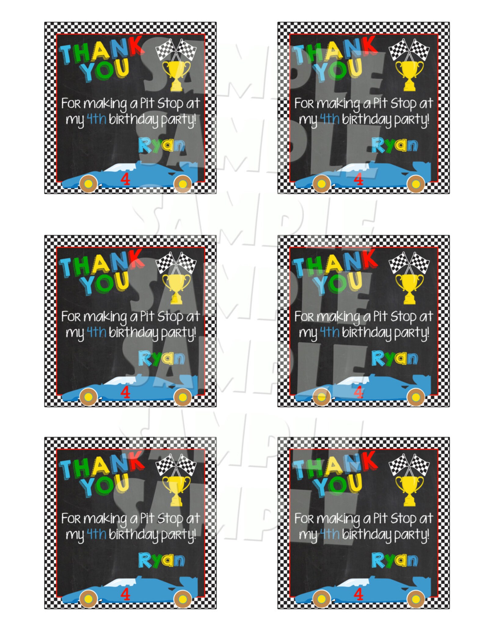 RACE CAR BIRTHDAY Party Package Racing Party Decorations - Etsy