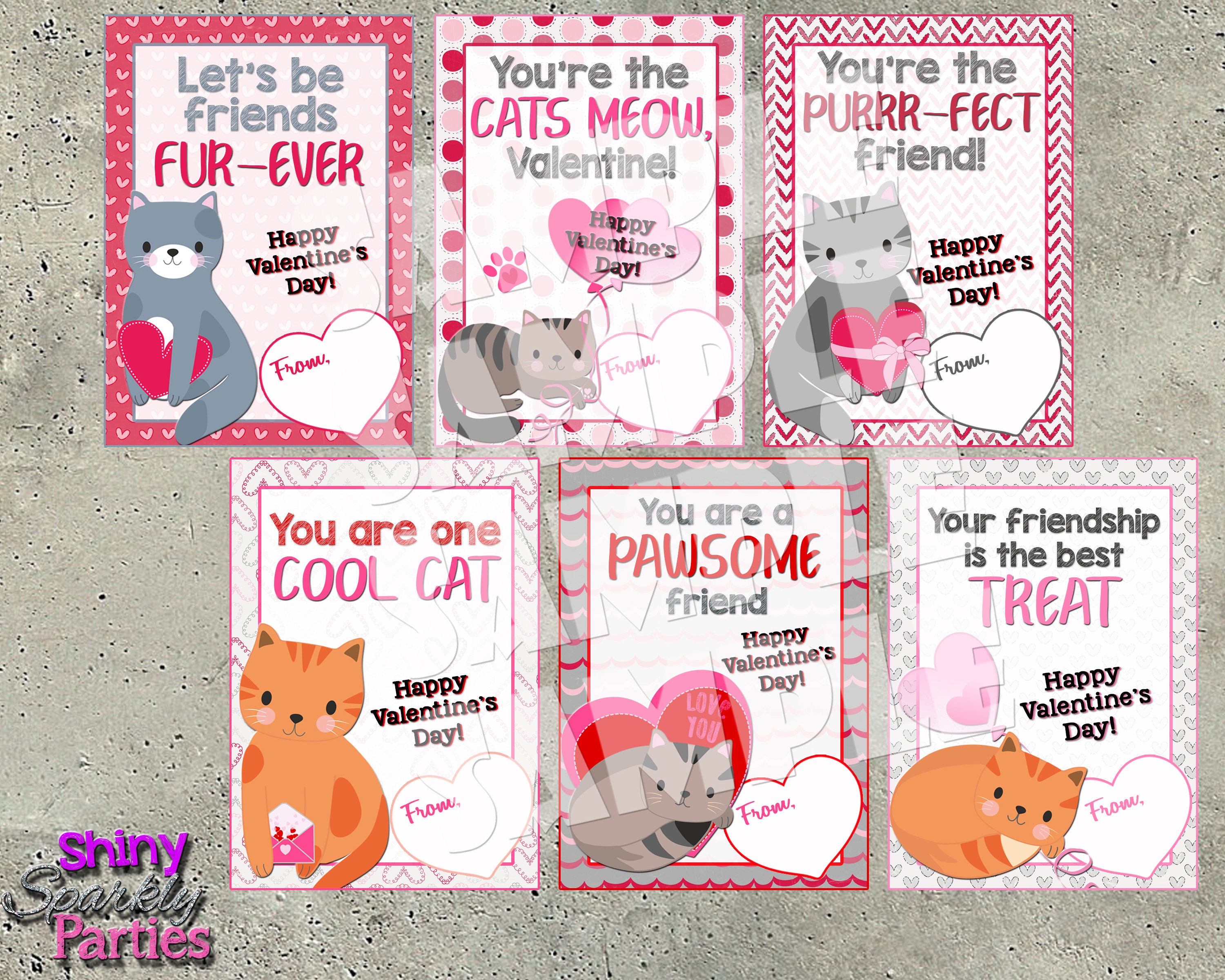 Kitten Valentine Card
