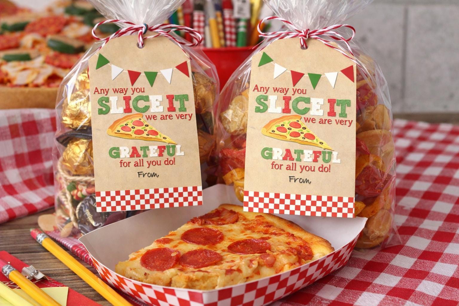 PIZZA TEACHER Tags, Back to School Tag, Teacher Appreciation Tag, Any ...