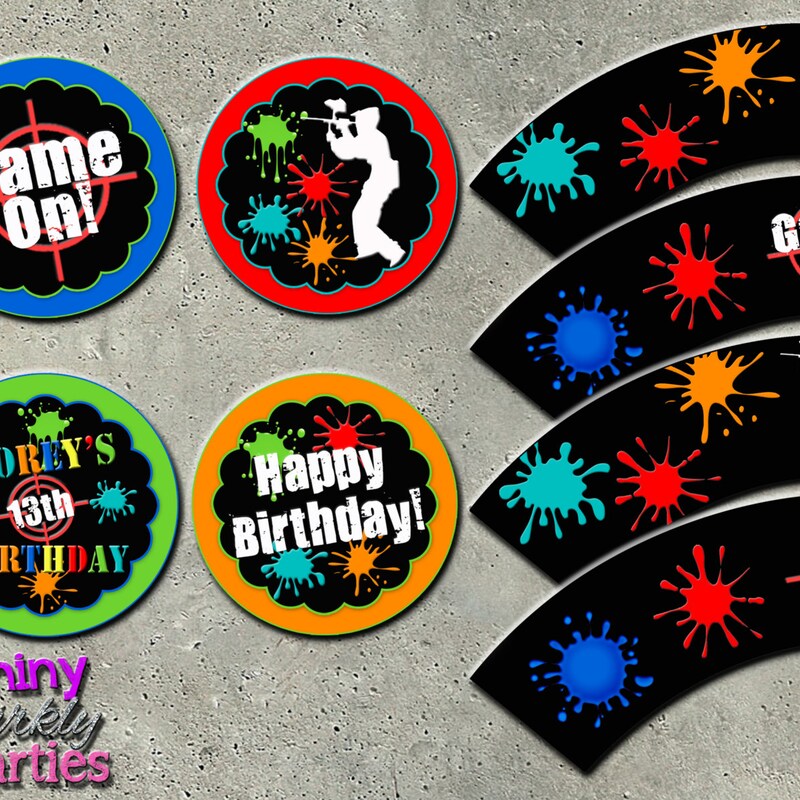 Paintball Cake - Etsy