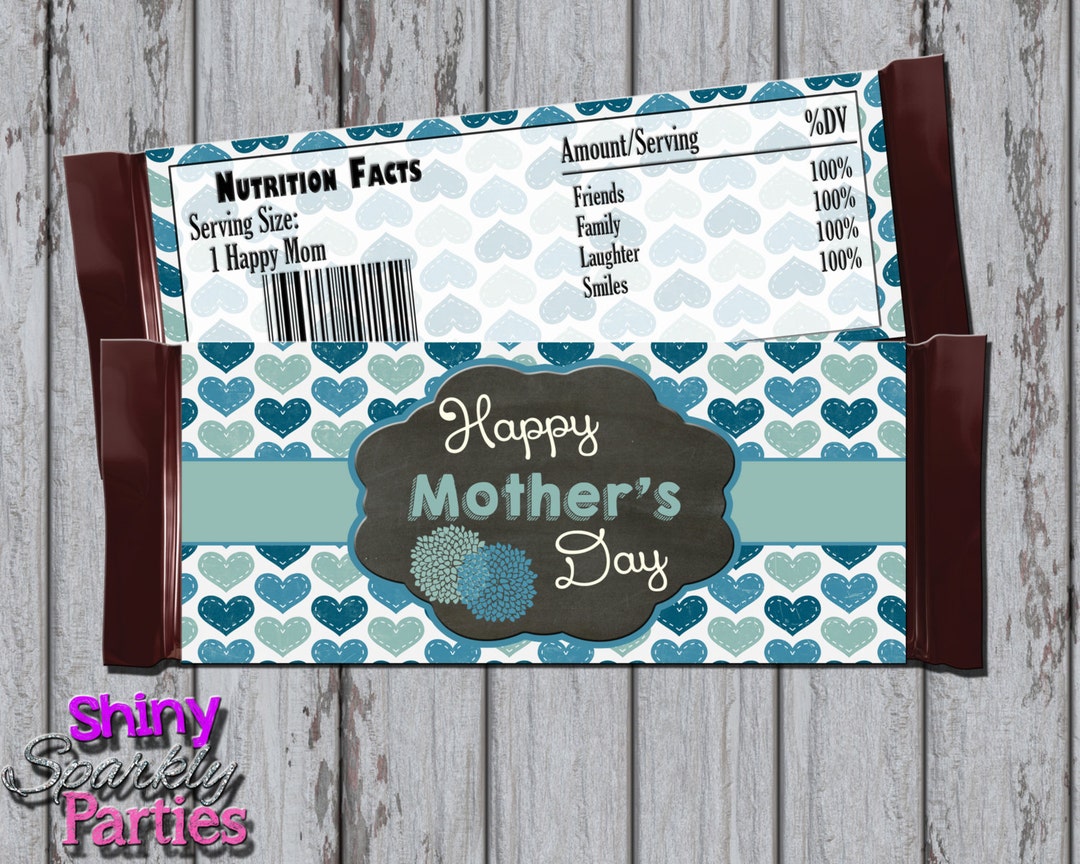 MOTHER'S DAY Candy Bar WRAPPERS, Diy Mother's Day Gift Idea, Mother's ...