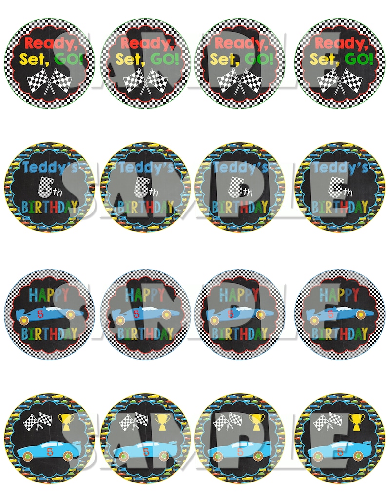 RACE CAR BIRTHDAY Party Package Racing Party Decorations - Etsy