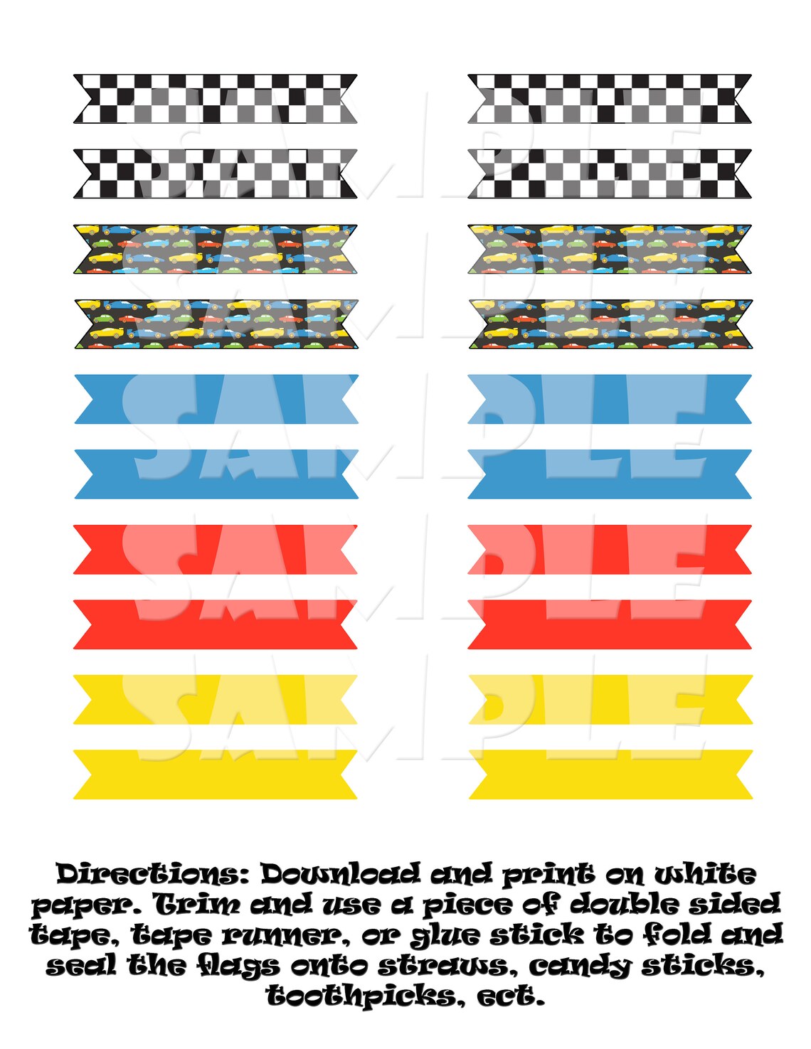 RACE CAR BIRTHDAY Party Package Racing Party Decorations - Etsy