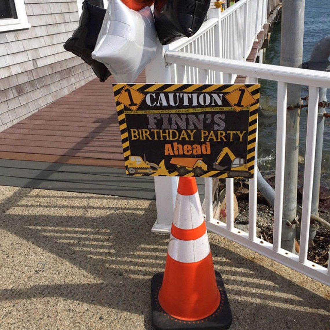 Printable CONSTRUCTION PARTY SIGN Construction Birthday - Etsy