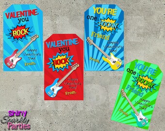 You Rock Valentine - Etsy