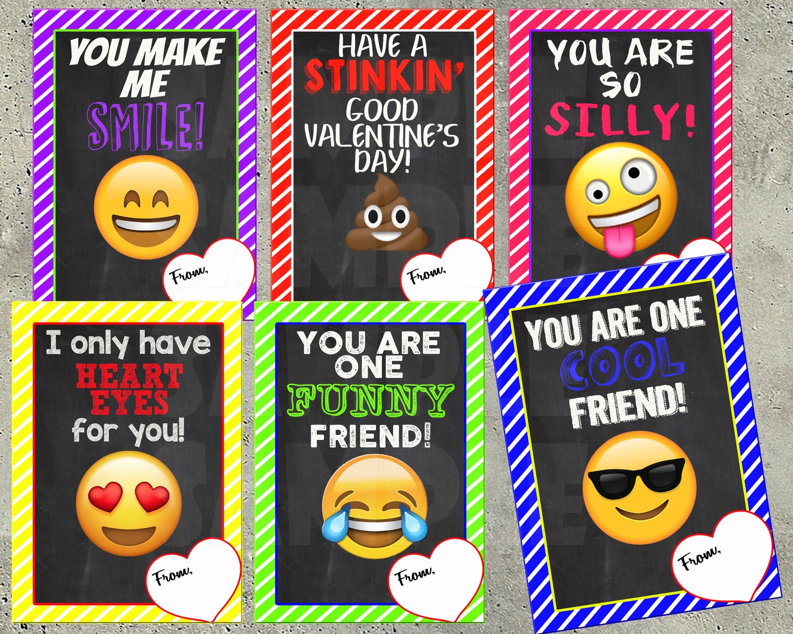 EMOJI VALENTINES, Emoji Valentine Cards, Valentine's Day Cards ...