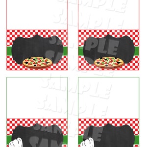 PIZZA PARTY, Pizza Making Party, Printable Party Invites, Little Chef ...