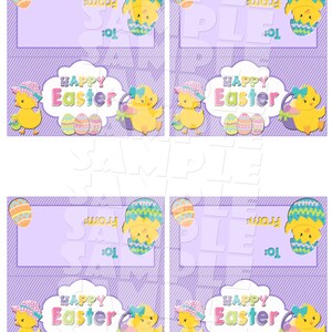 EASTER Treat BAG Toppers - Easter Chick Treat Bag Toppers - Diy Easter ...