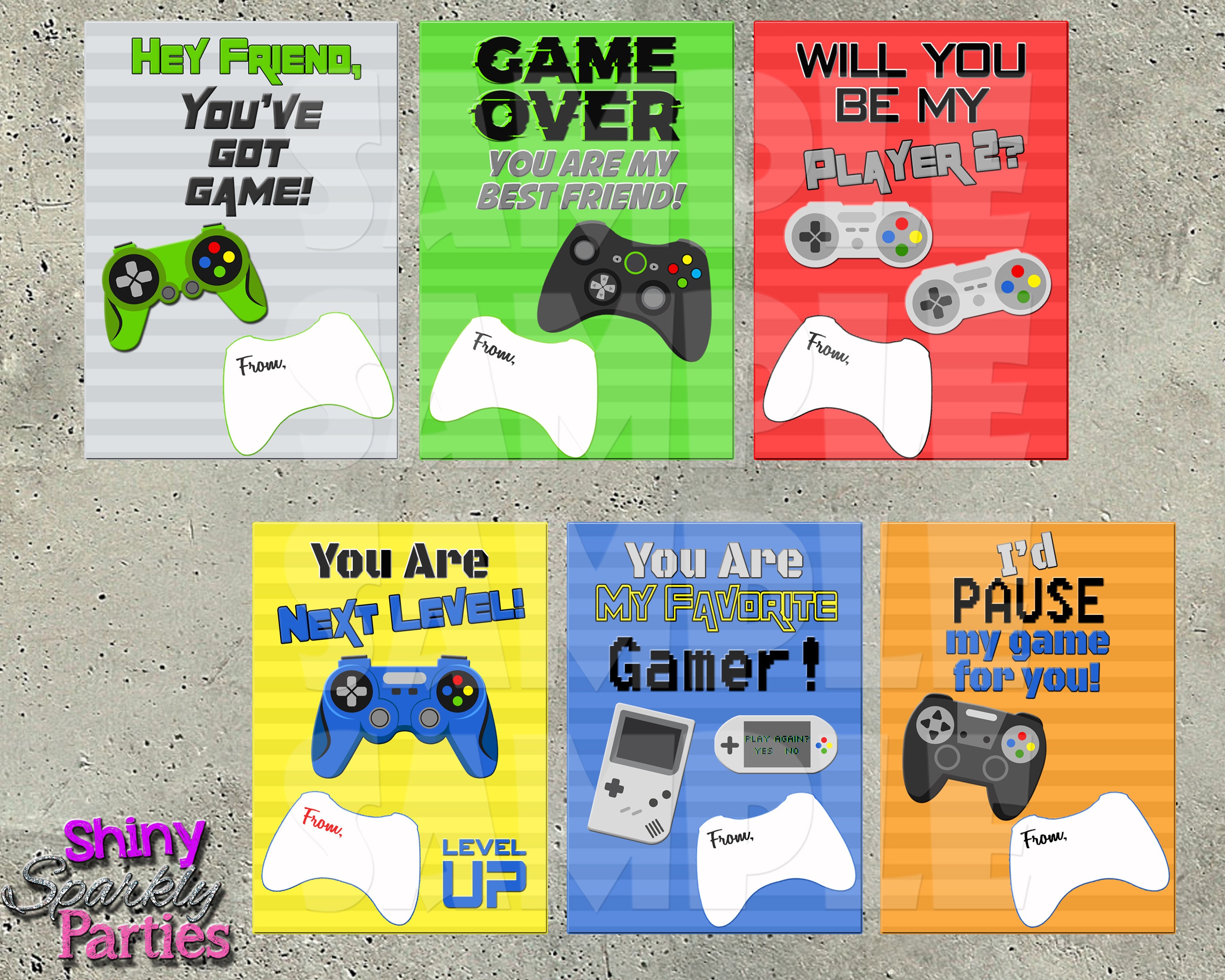 Video Game Valentines