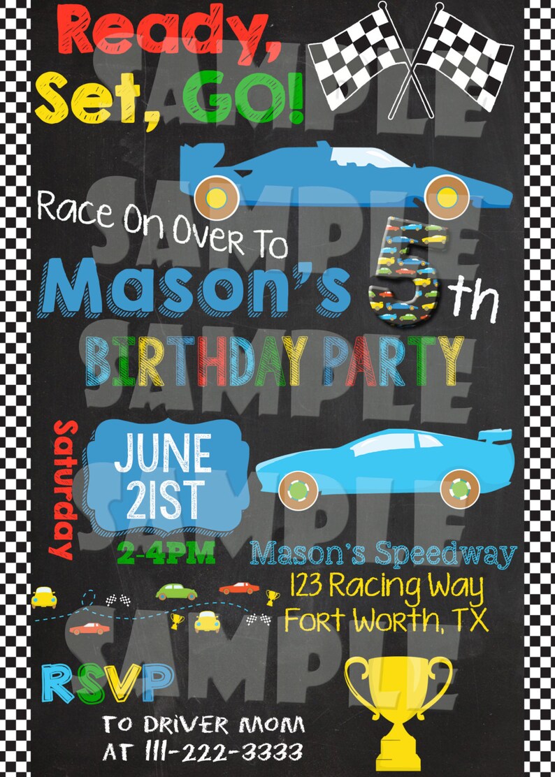 RACE CAR BIRTHDAY Party Package Racing Party Decorations - Etsy