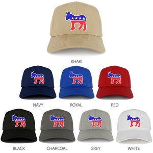 Democratic Donkey Patch Structured Baseball Cap - Etsy