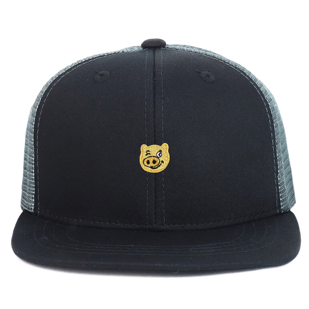 Oversize 2XL Gold Pig Patch Structured Mesh Back Flatbill Snapback Cap(kp0032-ac-5010xxl) - Etsy