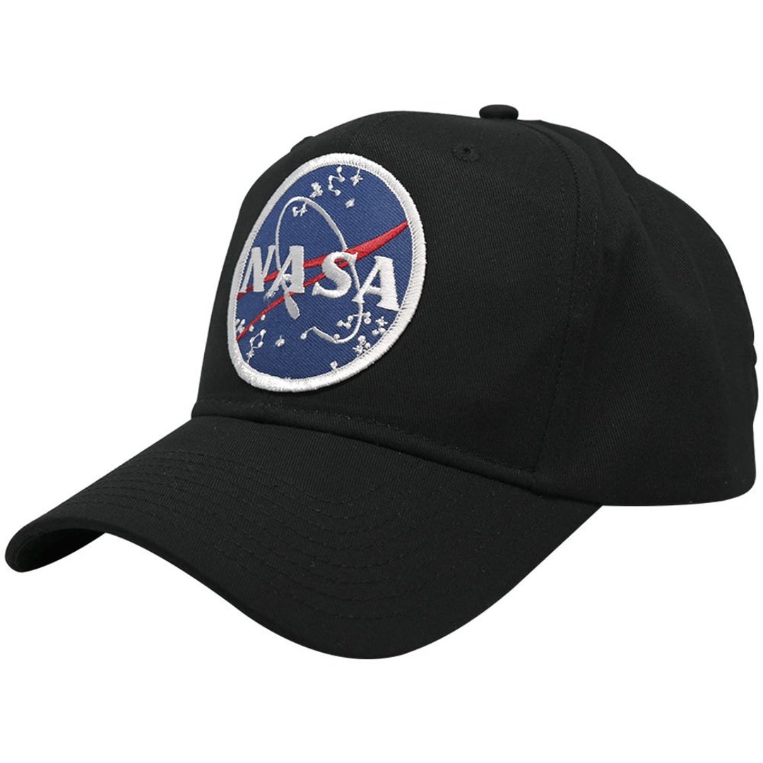 NASA Space Logo Embroidered Iron on Patch Snap Back Cap - 2 Styles - Etsy