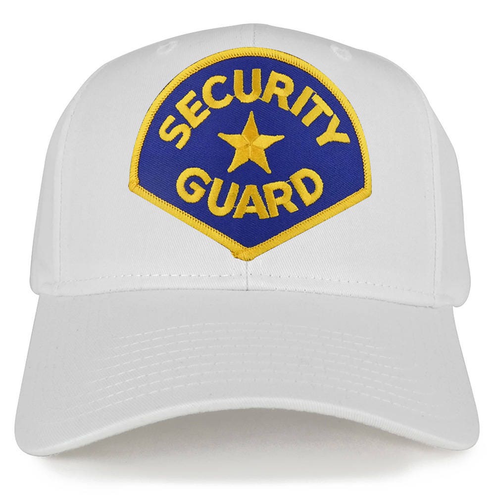 Security Guard Blue Gold Embroidered Iron on Patch Adjustable | Etsy