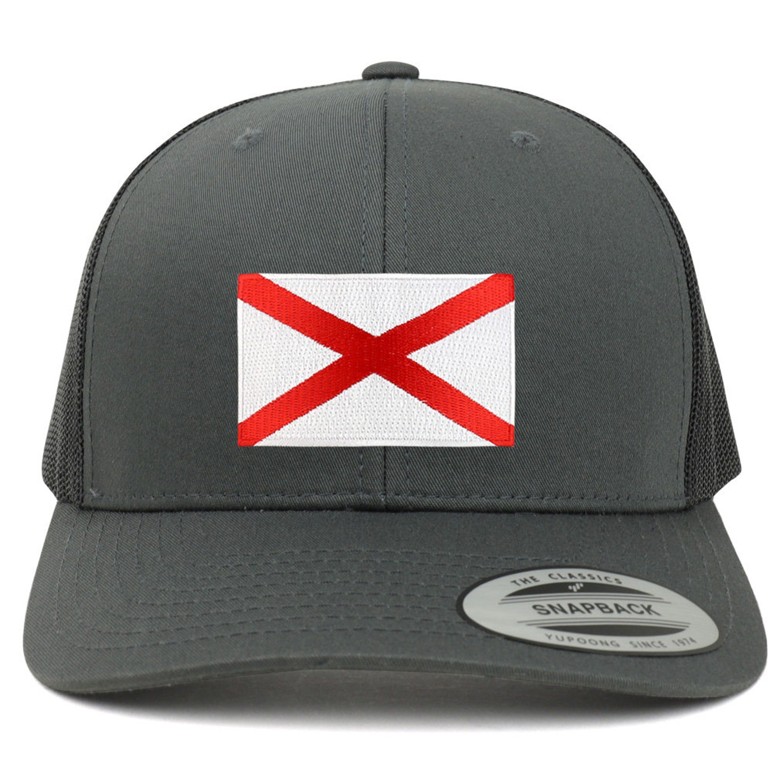 Oversize XXL New Alabama State Flag Patch Retro Trucker Mesh | Etsy
