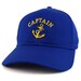 Captain Anchor Logo Embroidered Plain Baseball Cap 3 Colors - Etsy