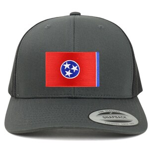 Oversize XXL New Tennessee State Flag Patch Retro Trucker Mesh | Etsy