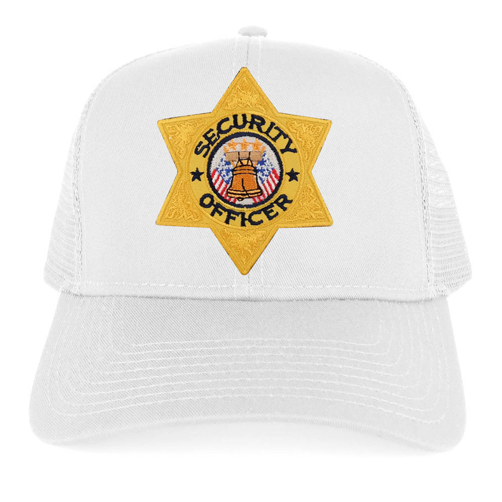 Security Officer Gold Star Badge Embroidered Iron on Patch - Etsy