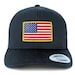 American Flag Patch Snapback Trucker Mesh Cap Navy - Etsy