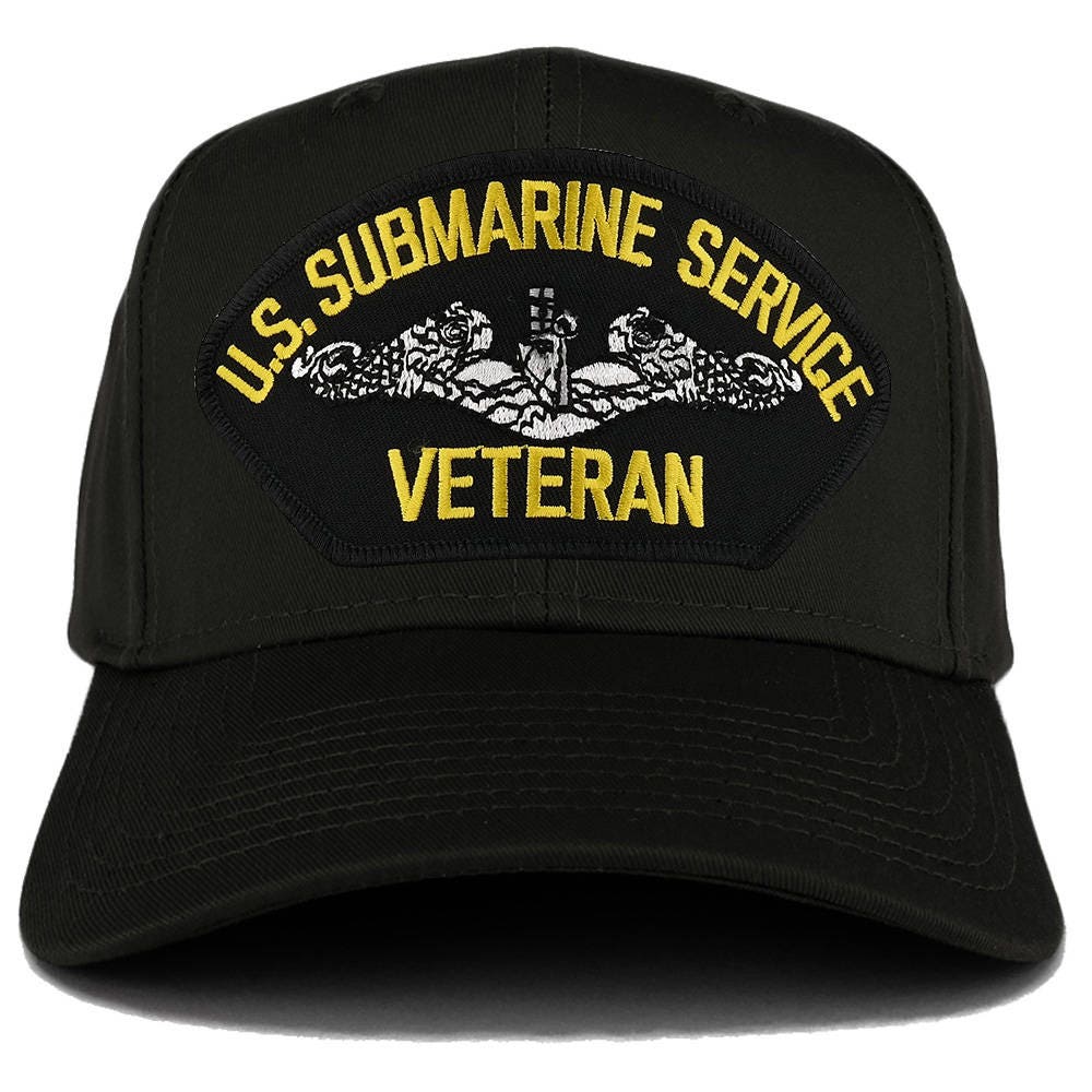 US Submarine Service Veteran Embroidered Patch Snapback - Etsy