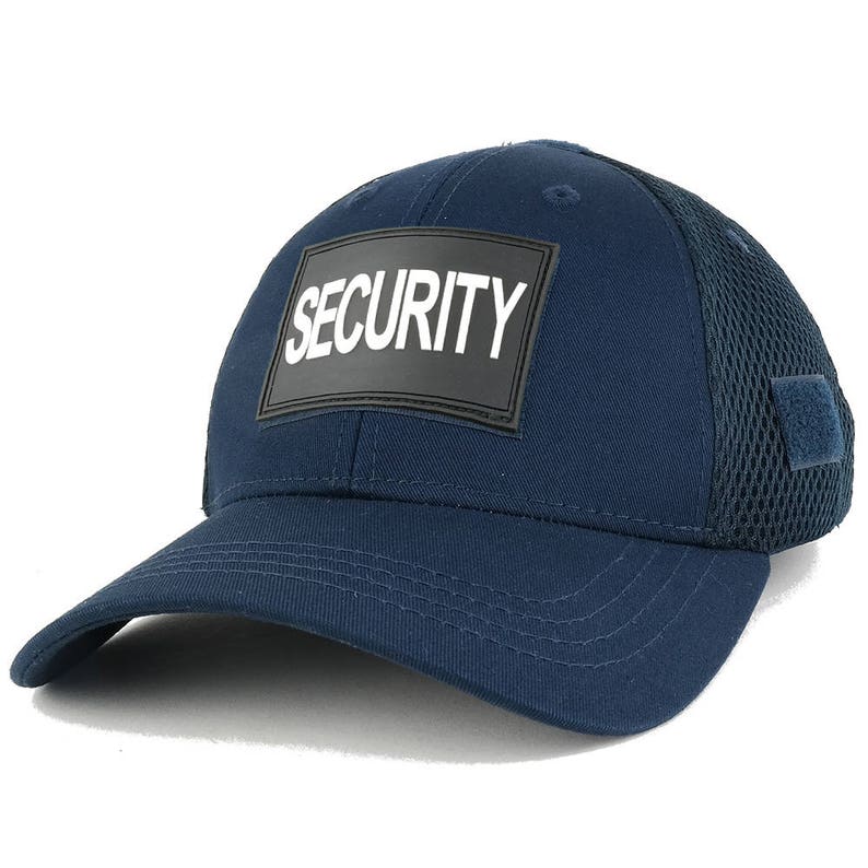 SECURITY Text 3D Rubber Tactical Patch Low Crown Adjustable - Etsy