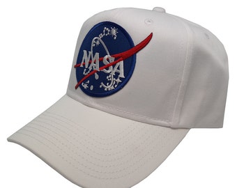 NASA Astronaut Space Logo Embroidered Patch Snapback Cap | Etsy