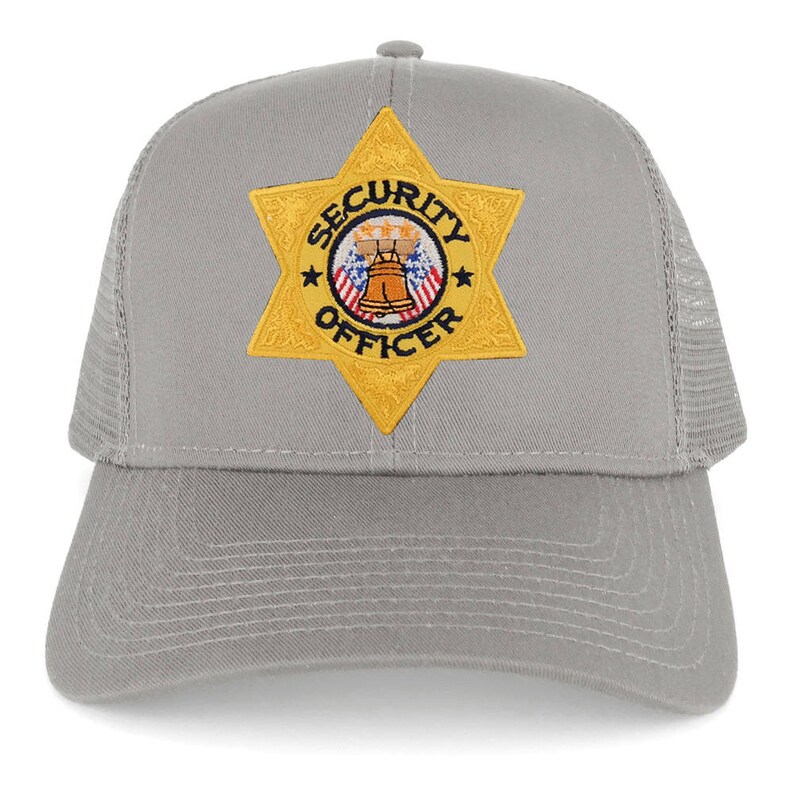 Security Officer Gold Star Badge Embroidered Iron on Patch - Etsy