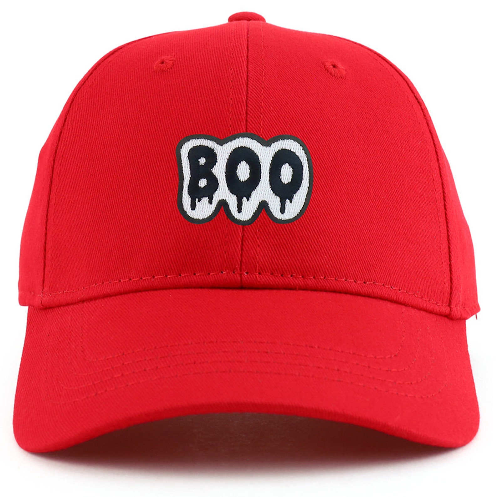 Boo Patch Youth Size Brushed Cotton Structured Baseball Cap | Etsy