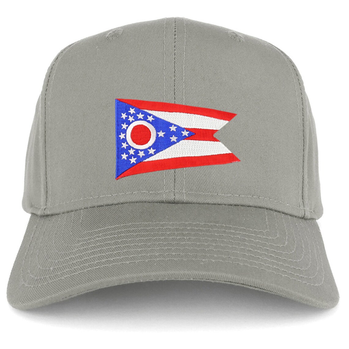 New Ohio State Flag Embroidered Patch Adjustable Baseball Cap | Etsy