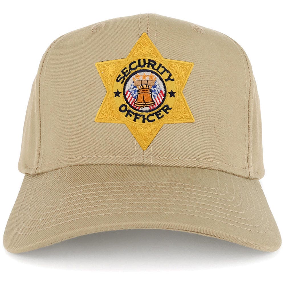 Security Officer Gold Star Badge Embroidered Iron on Patch | Etsy