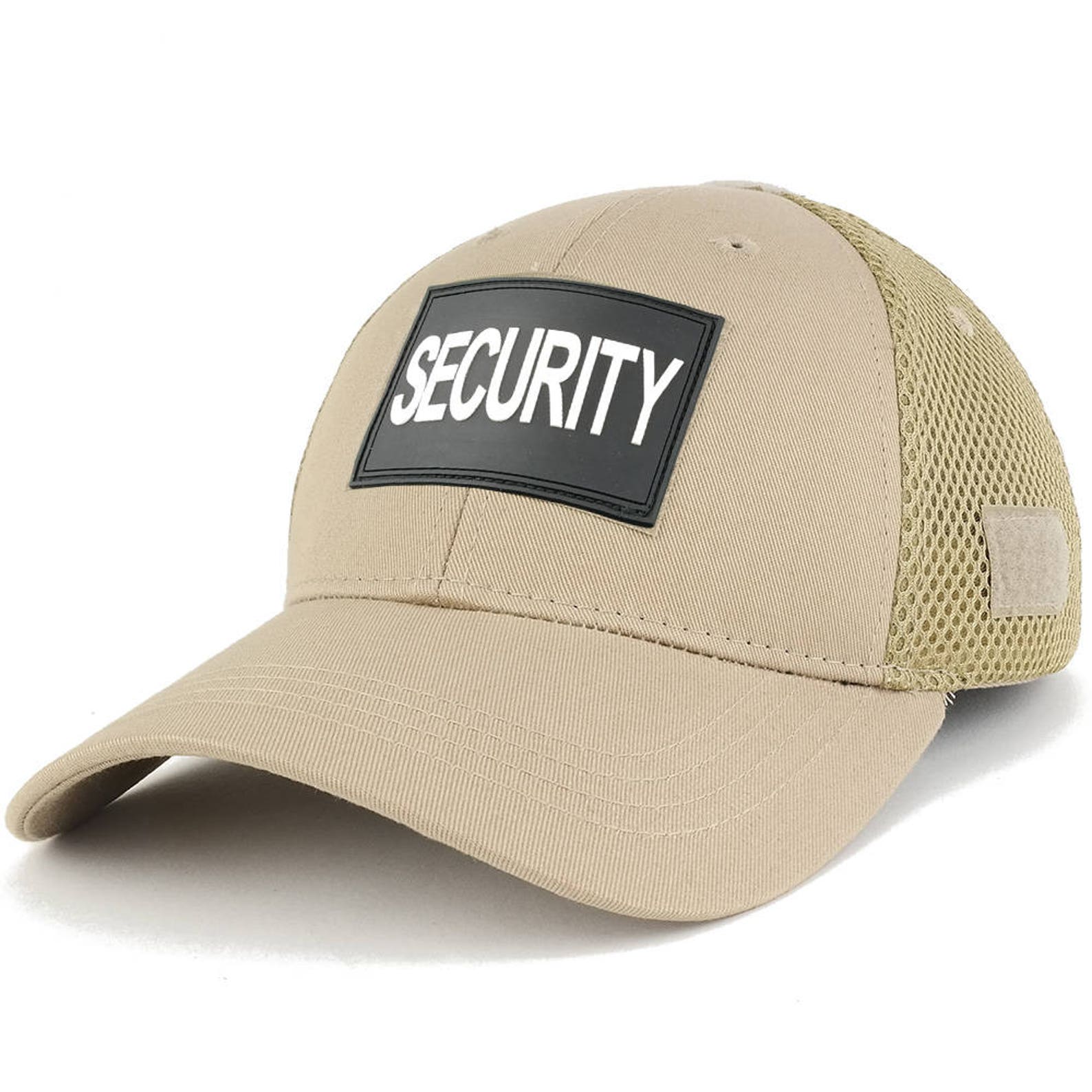 SECURITY Text 3D Rubber Tactical Patch Low Crown Adjustable - Etsy
