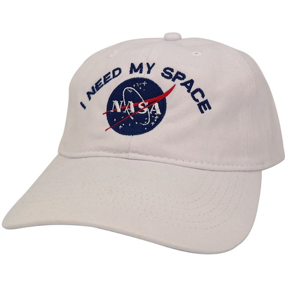 NASA I Need My Space Embroidered 100% Brushed Cotton Soft Low