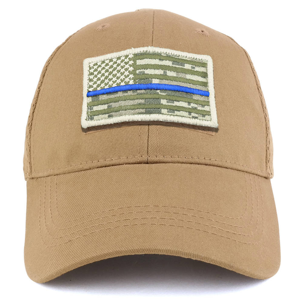 Usa Acu Thin Blue Flag Tactical Patch Cotton Adjustable | Etsy