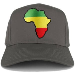 Green Yellow Red Africa Map Embroidered Iron on Patch Adjustable ...