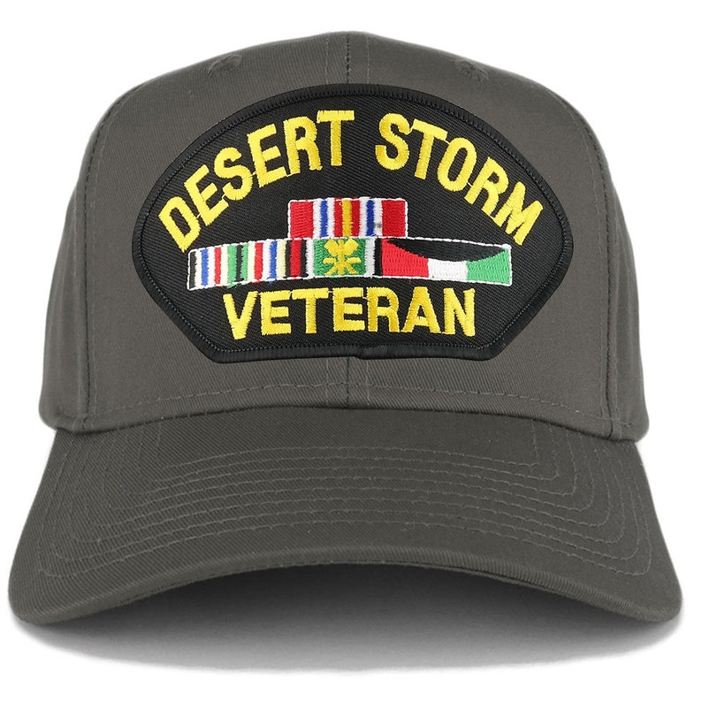 XXL Oversize Desert Storm Veteran Large Patch Baseball Cap (27-079XX ...