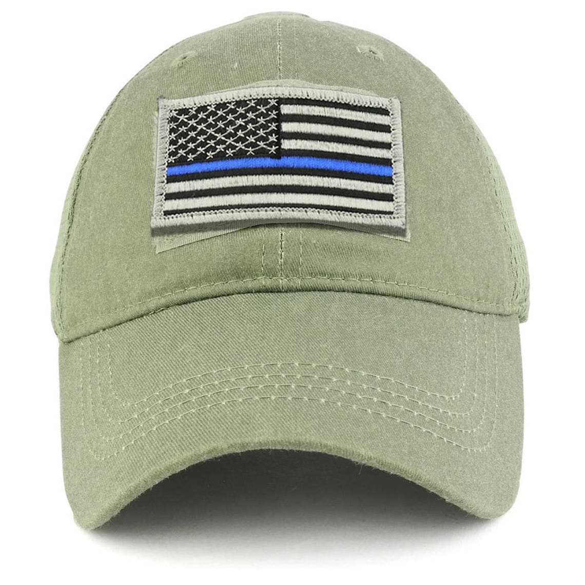 USA Thin Blue Line Flag Tactical Patch Cotton Adjustable | Etsy