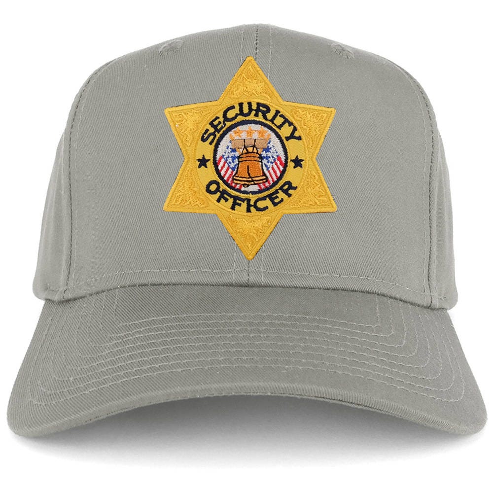 Security Officer Gold Star Badge Embroidered Iron on Patch | Etsy